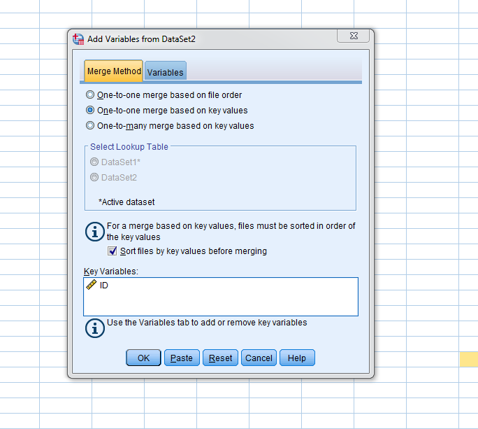 Join Two Datasets In SPSS Code Free Data